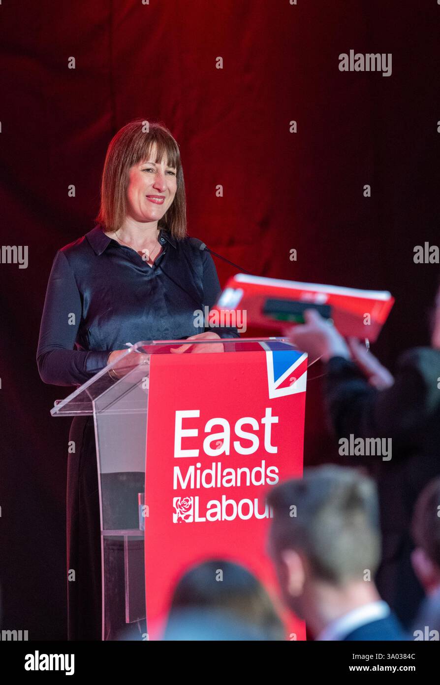 Rachel Reeves MP, Chancellor of the Exchequer, speaking at the East ...