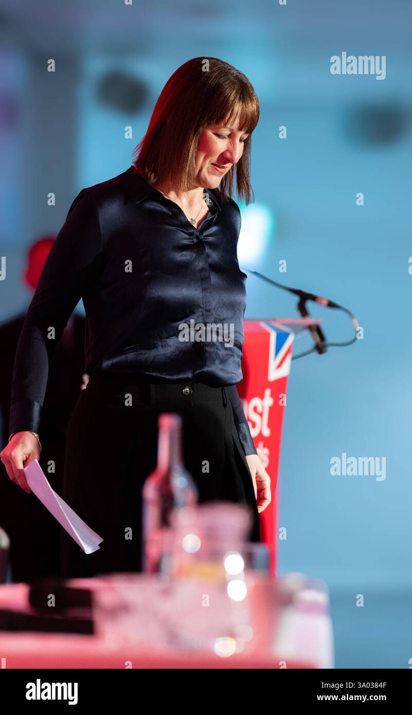 Rachel Reeves MP, Chancellor of the Exchequer, speaking at the East ...