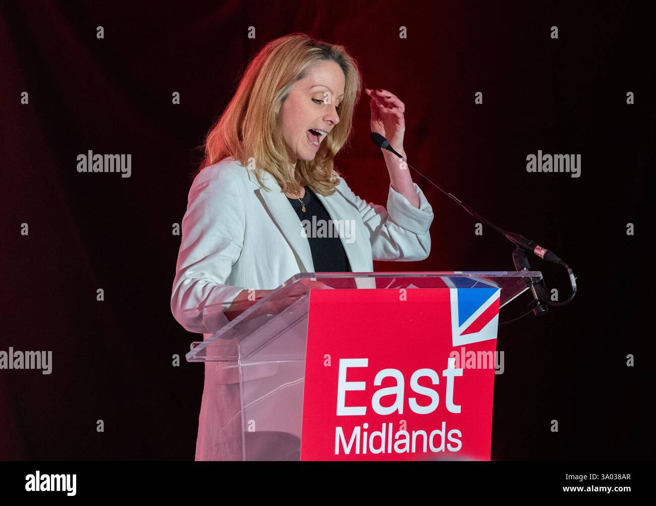 Lucy Rigby MP, Solicitor General, speaking at the East Midlands Labour ...