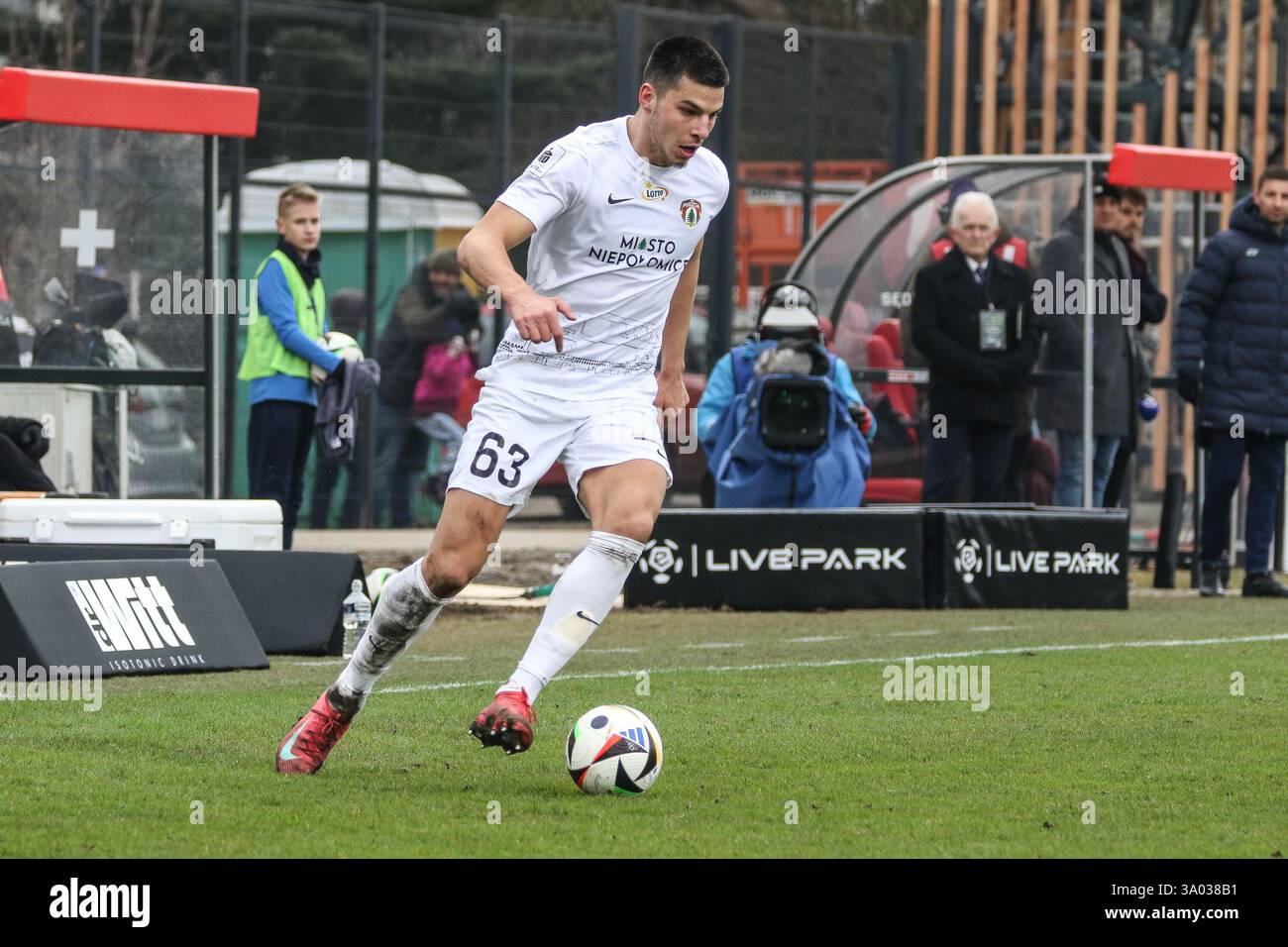 Krakow, Poland, 2nd March, 2025, football 2024 2025 PKO BP Ekstraklasa ...