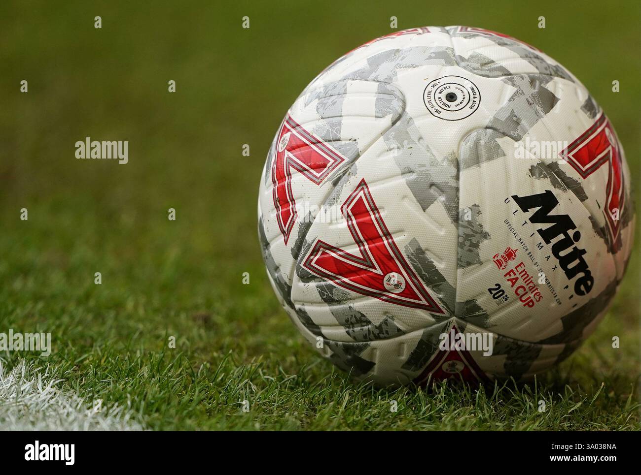 The Mitre FA Cup match ball during the Emirates FA Cup fifth round ...
