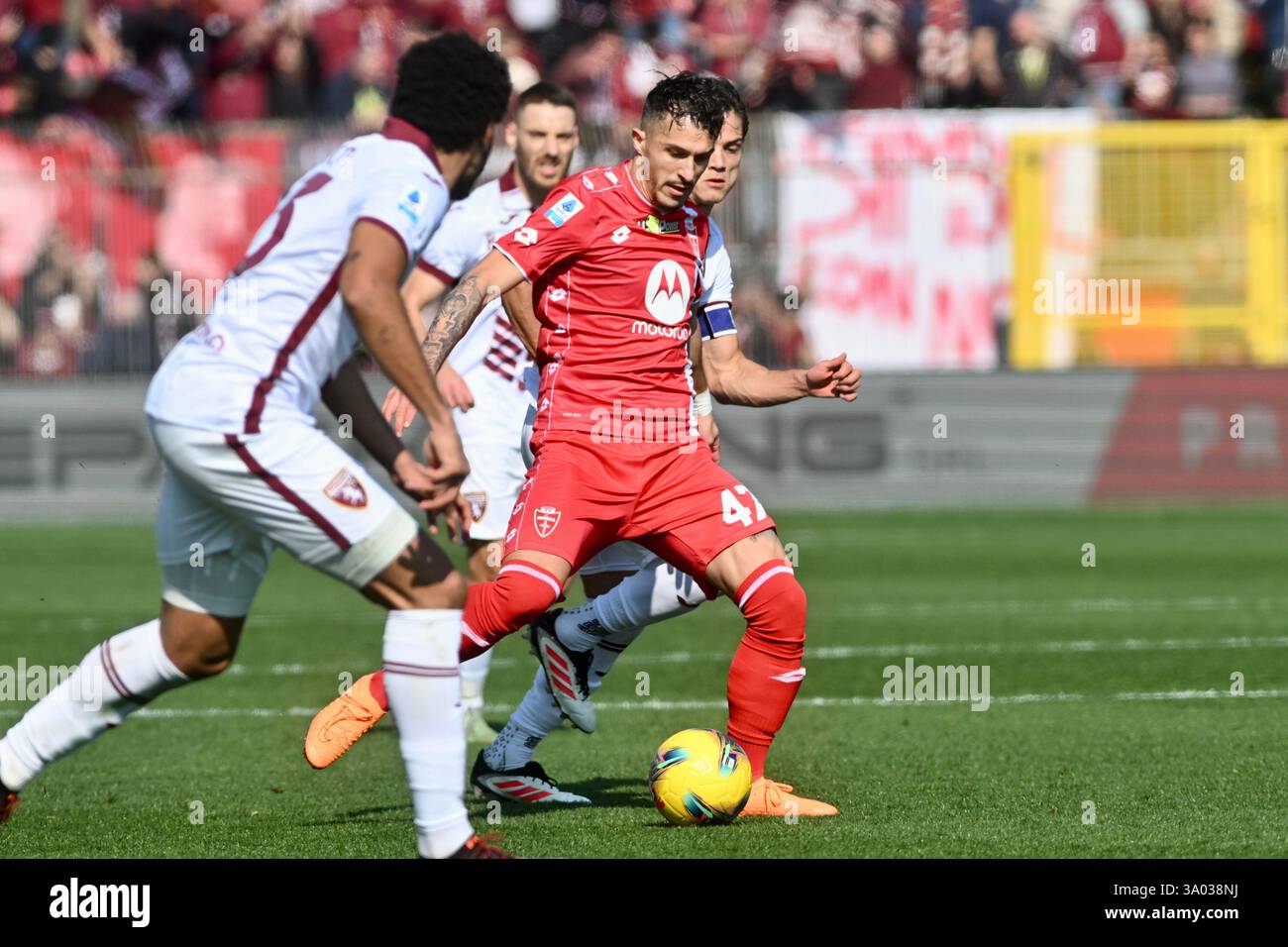 Monza, Italia. 02nd Mar, 2025. AC Monza's Dany Mota during twenty ...