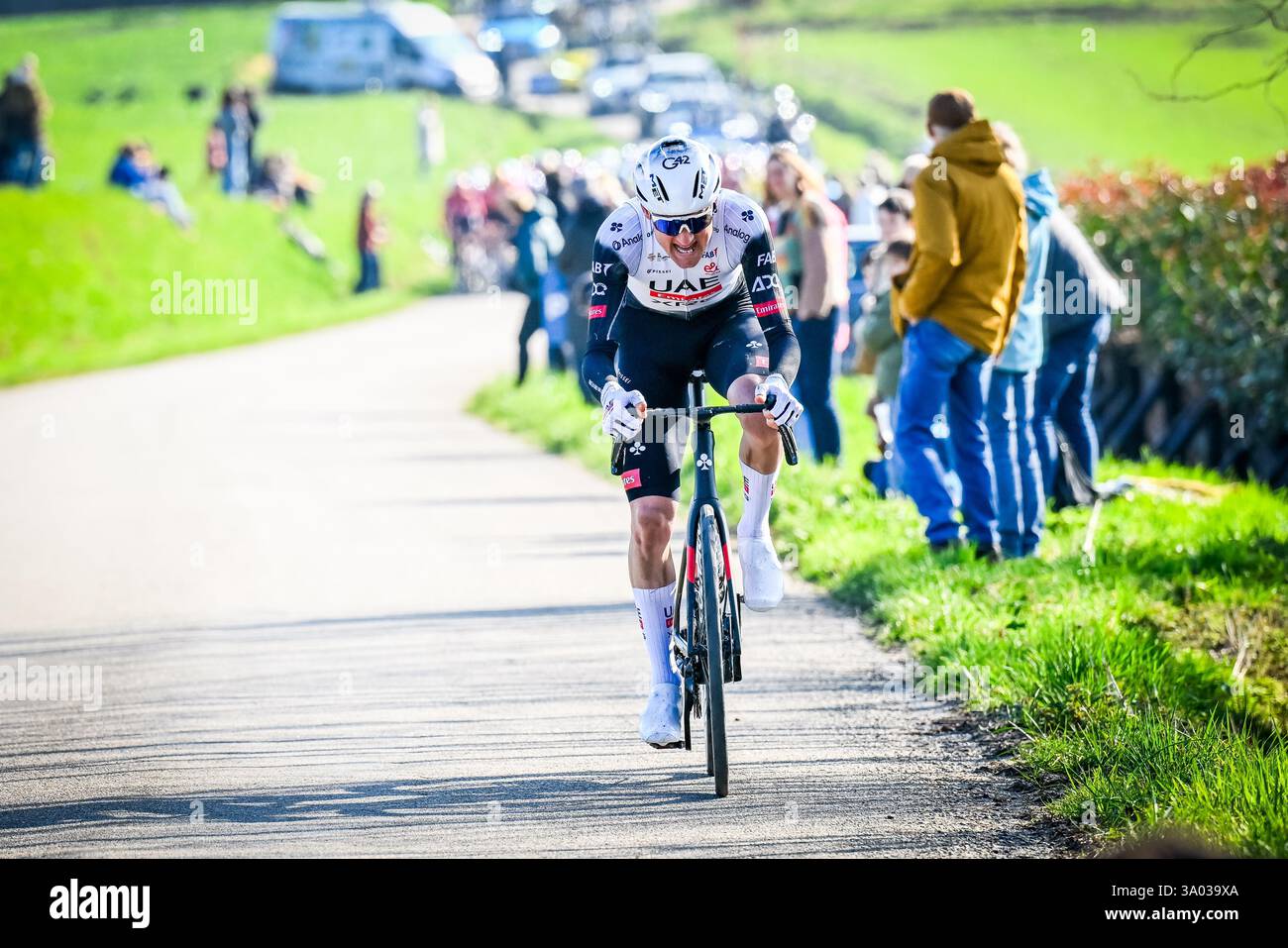 Kortrijk, Belgium. 02nd Mar, 2025. Belgian Tim Wellens of UAE Team ...