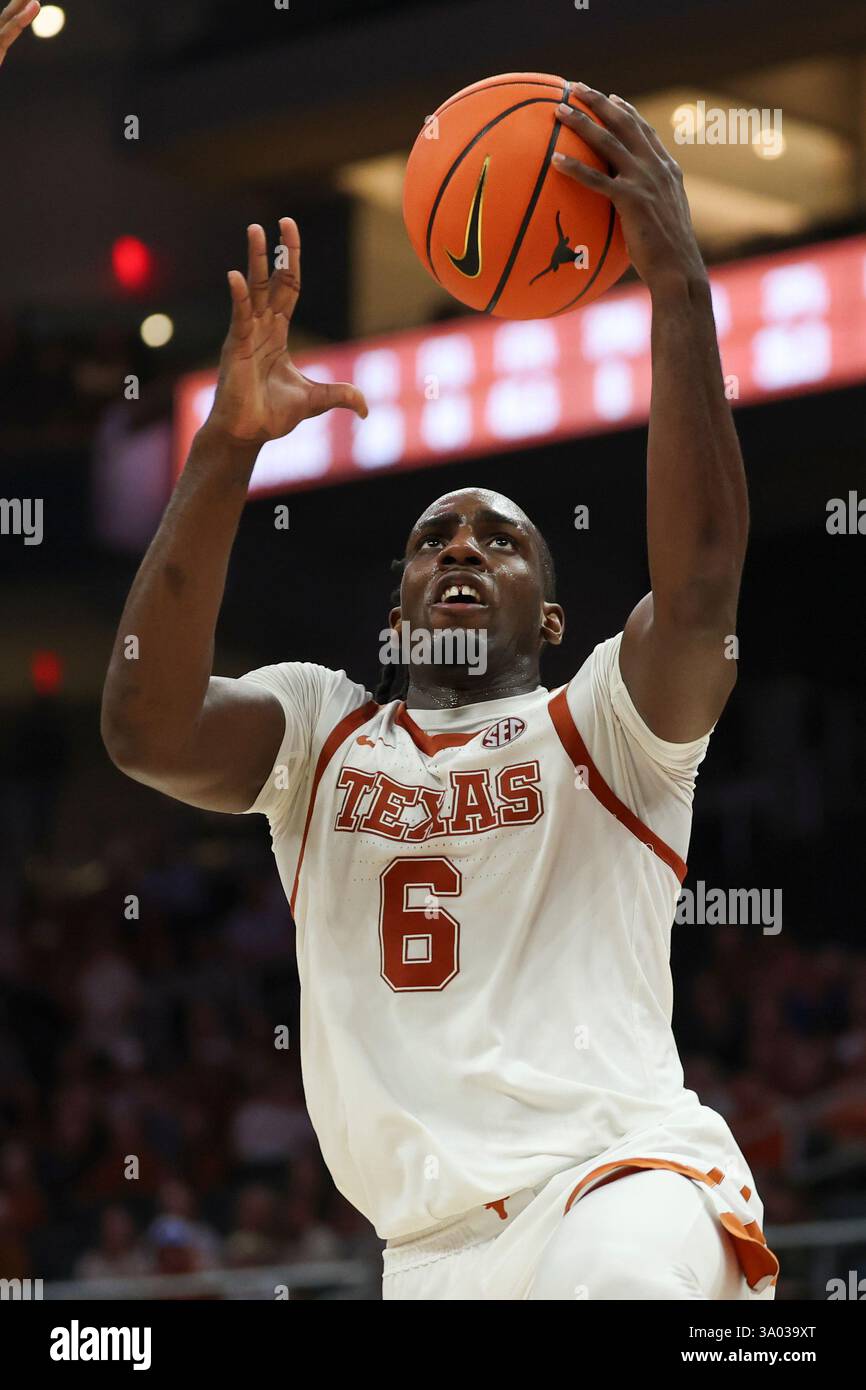 AUSTIN, TX - MARCH 01: Texas Longhorns forward Arthur Kaluma (6) goes ...