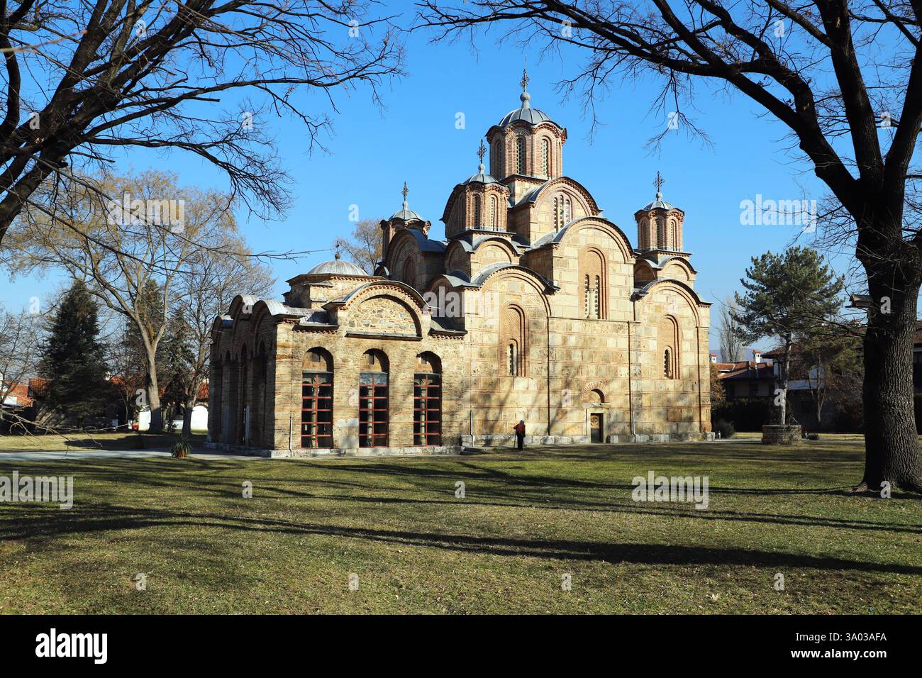 14th Century Serbian Orthodox Monastery Graçanicë, Kosovo. UNESCO World ...