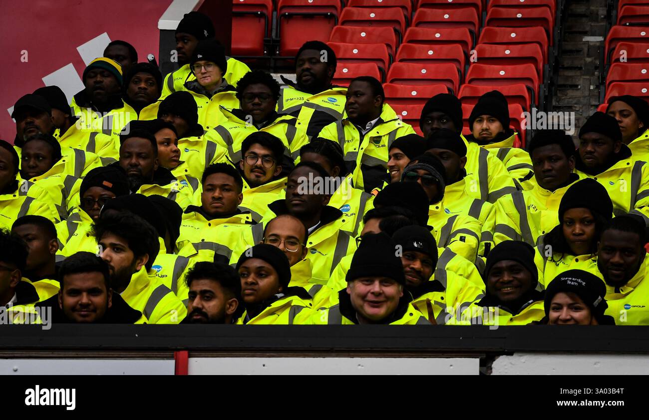 Old Trafford, Manchester, UK. 2nd Mar, 2025. FA Cup Fifth Round ...