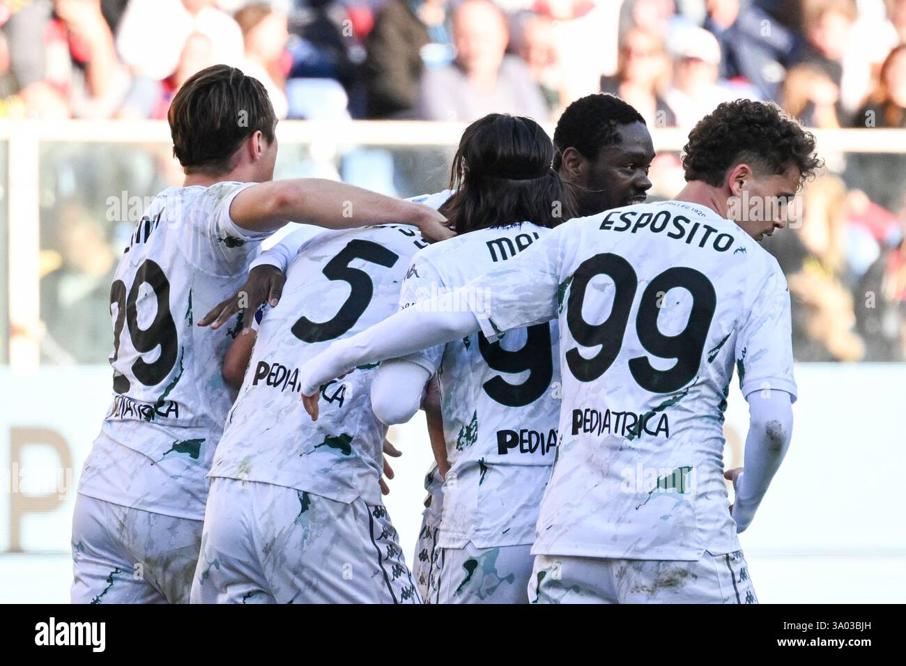 Empoli's Alberto Grassi celebrates after scoring a goal for his team ...