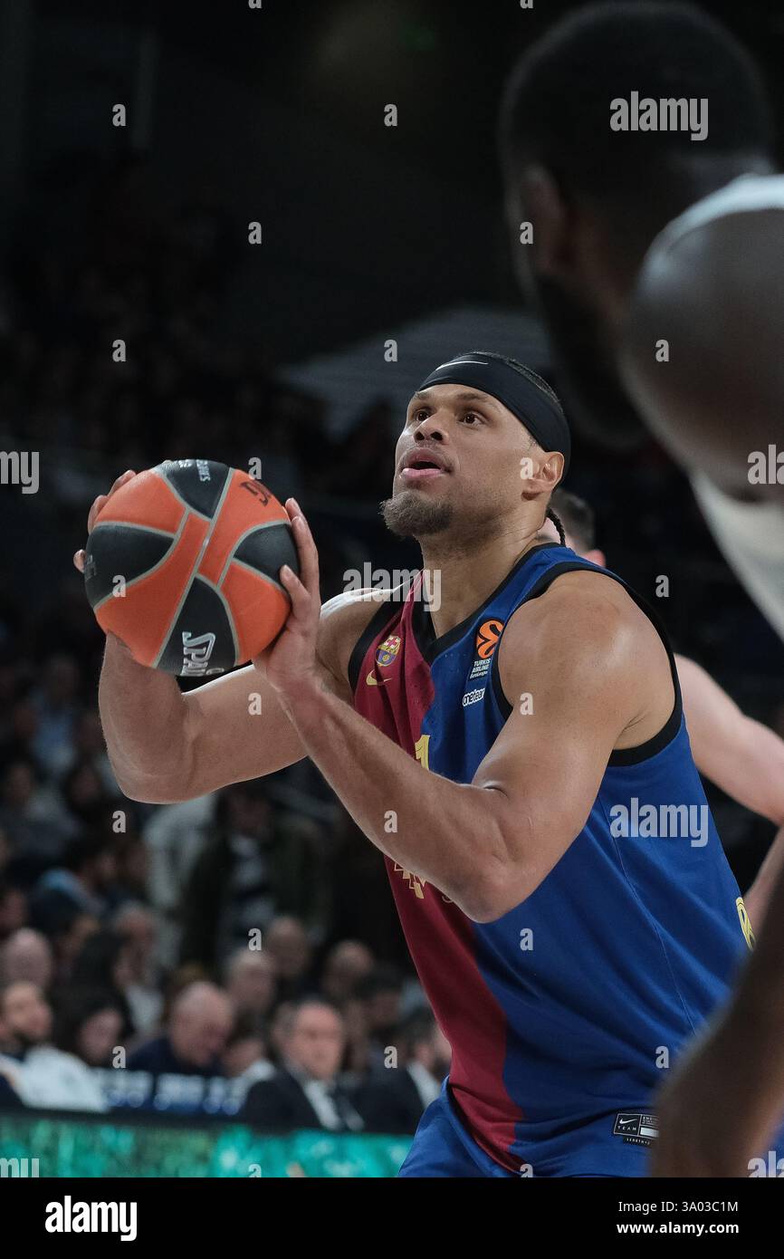 Justin Anderson of FC Barcelona in action during the EuroLeague Regular ...
