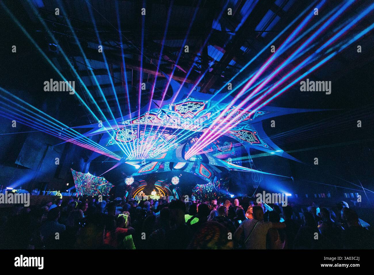 Copenhagen, Denmark. 01st, March 2025. Impressive light shows at the ...