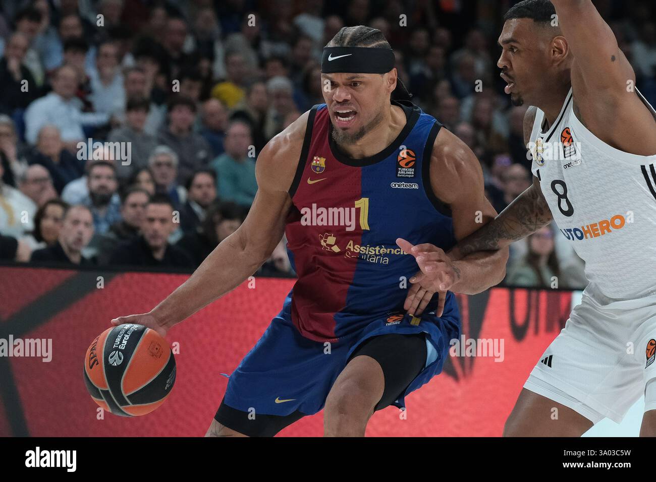 Justin Anderson of FC Barcelona in action during the EuroLeague Regular ...