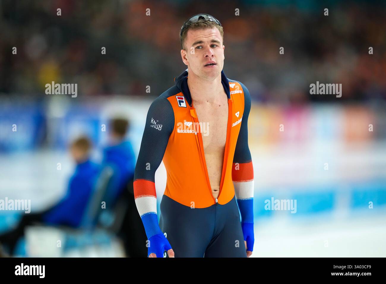HEERENVEEN, NETHERLANDS - MARCH 2: Stefan Westenbroek of Netherlands ...