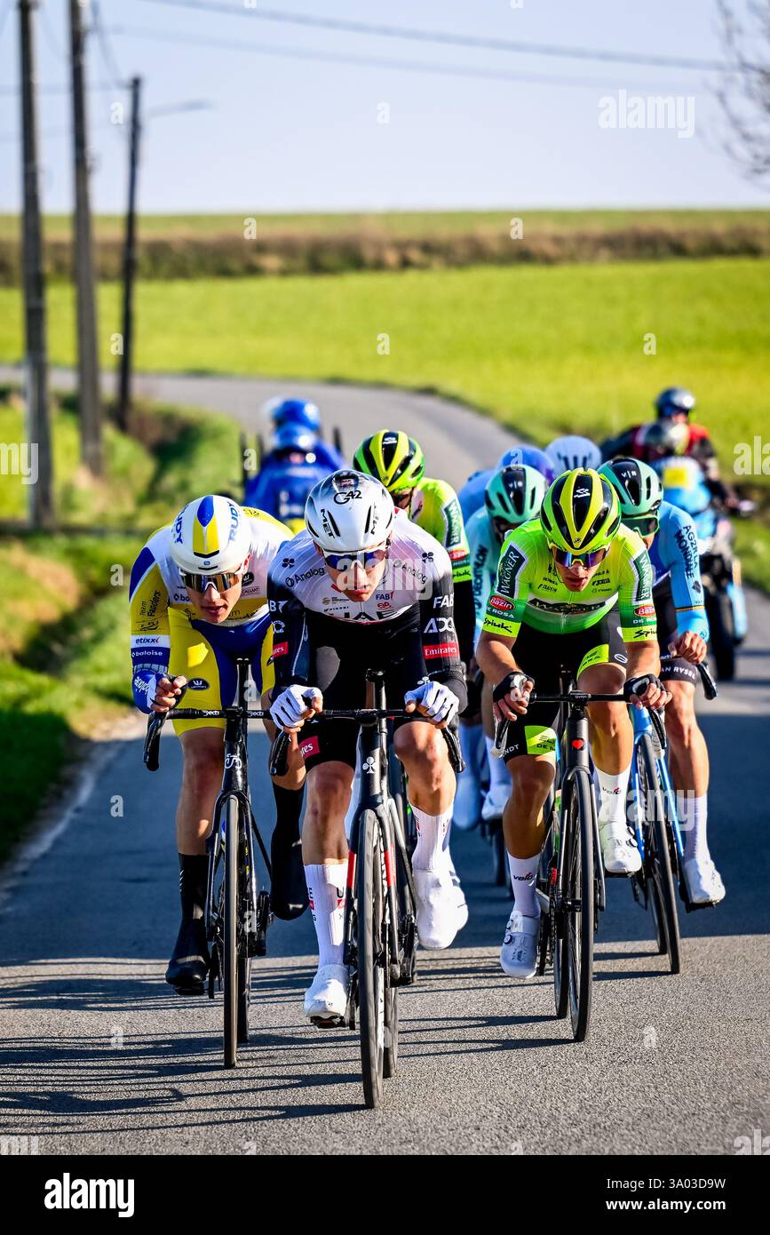 Kortrijk, Belgium. 02nd Mar, 2025. Belgian Tim Wellens of UAE Team ...
