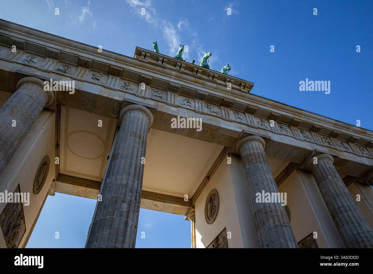Berlin, Berlin, Germany. 2nd Mar, 2025. The Brandenburg Gate stands ...