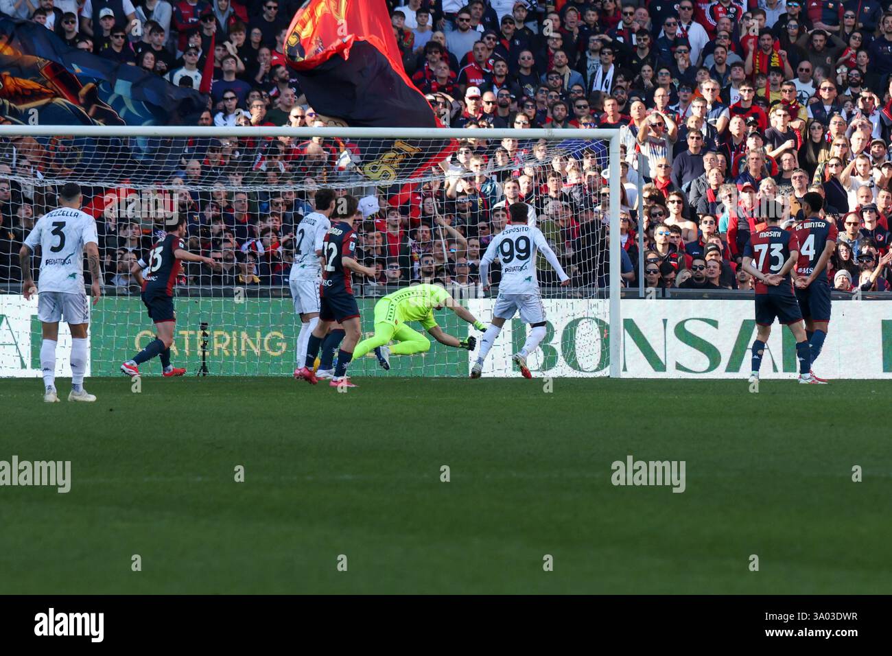 Genoa, Italy. 02nd Mar, 2025. Serie A, Day 27, Genova, Stadio Ferraris ...