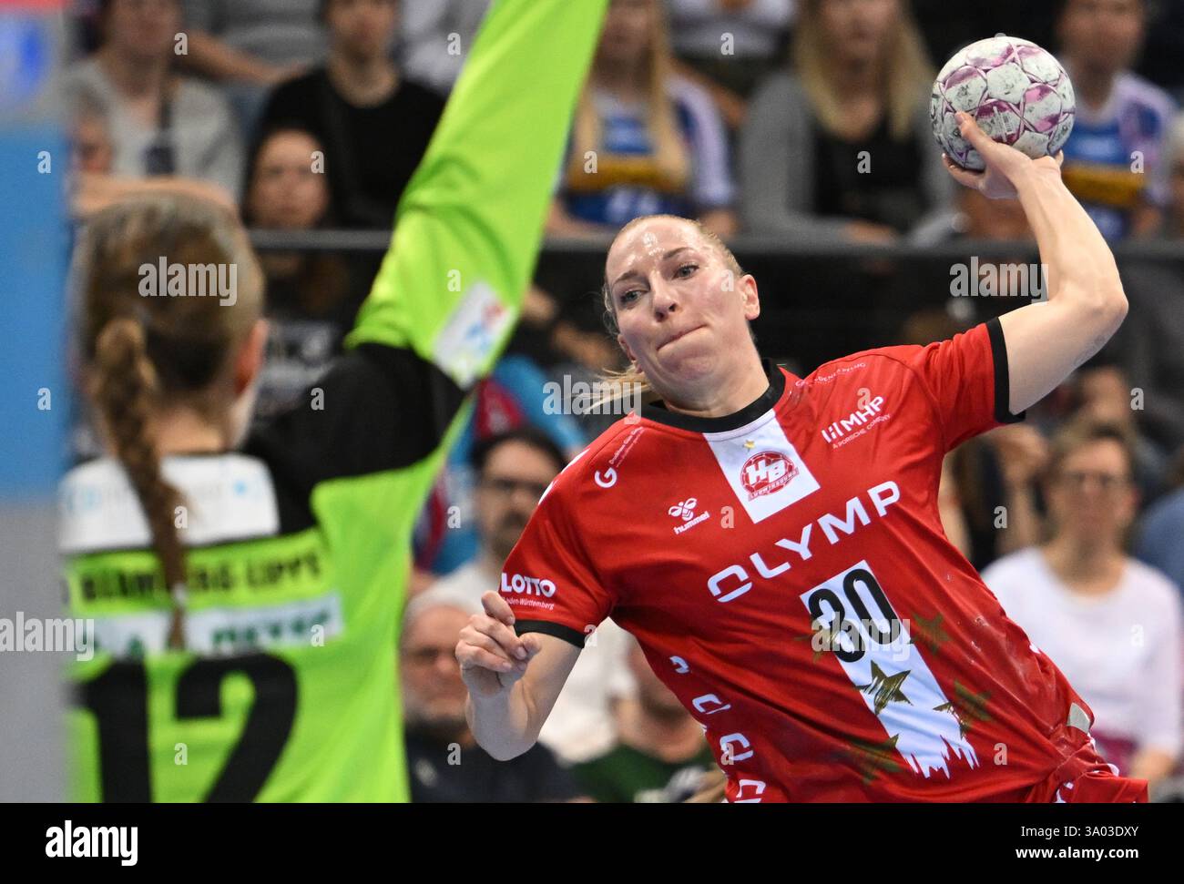Stuttgart, Germany. 02nd Mar, 2025. Handball, Women: DHB Cup, HSG ...