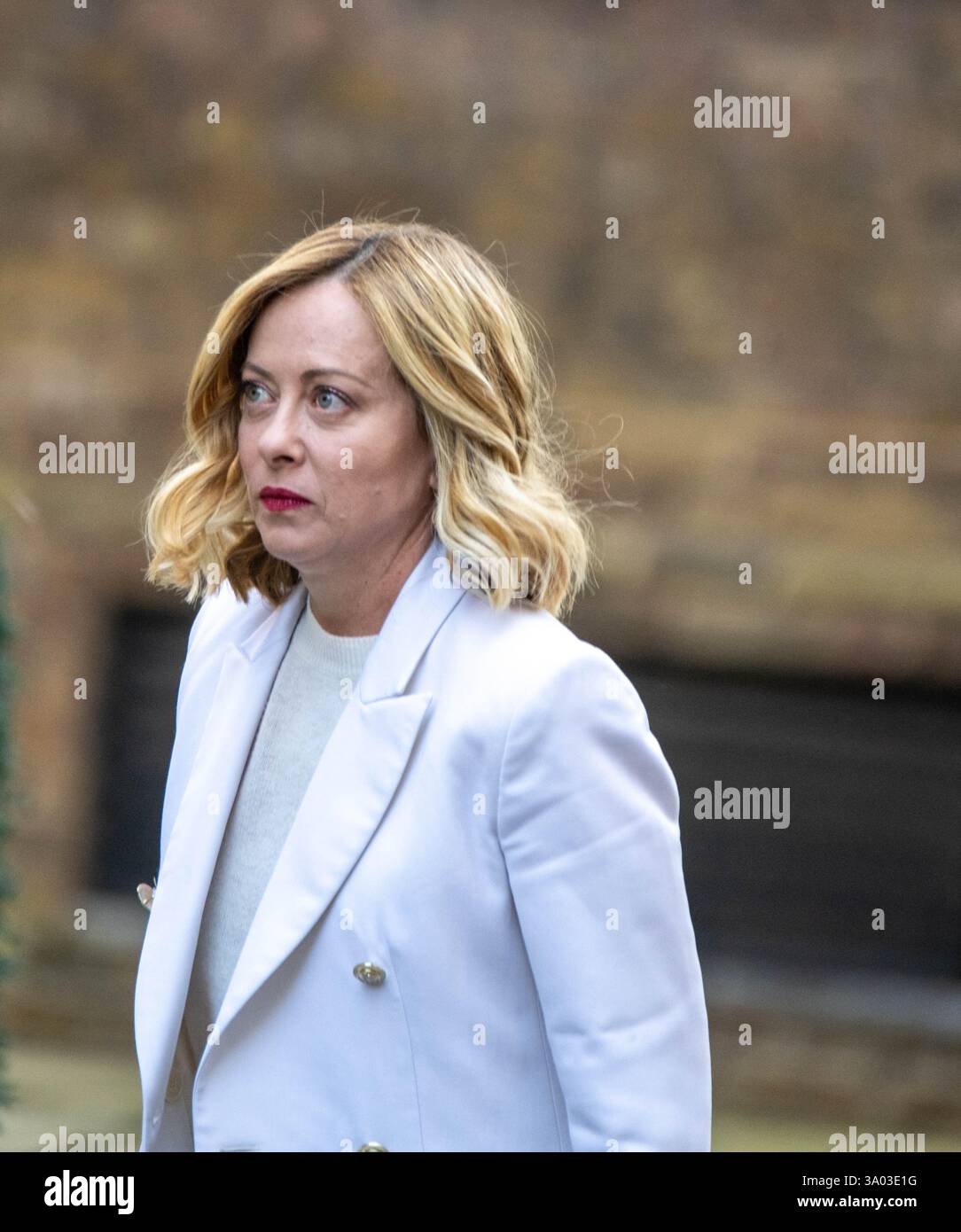 London, UK. 2nd Mar, 2024. Giorgia Meloni, Prime Minister of Italy ...