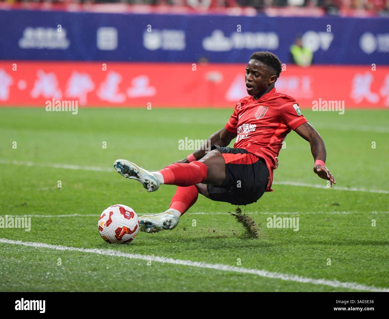 Chengdu, China's Sichuan Province. 2nd Mar, 2025. Issa Kallon of ...