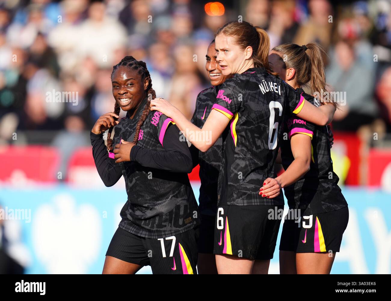 Chelsea's Sandy Baltimore celebrates scoring their side's first goal of ...