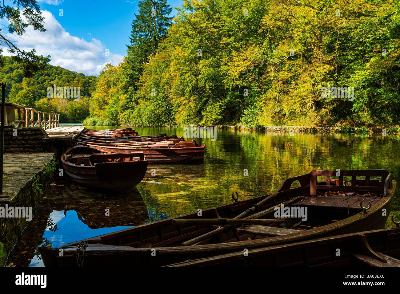 October 10, Croatia, Plitvice Lakes, UNESCO World Heritage,largest ...