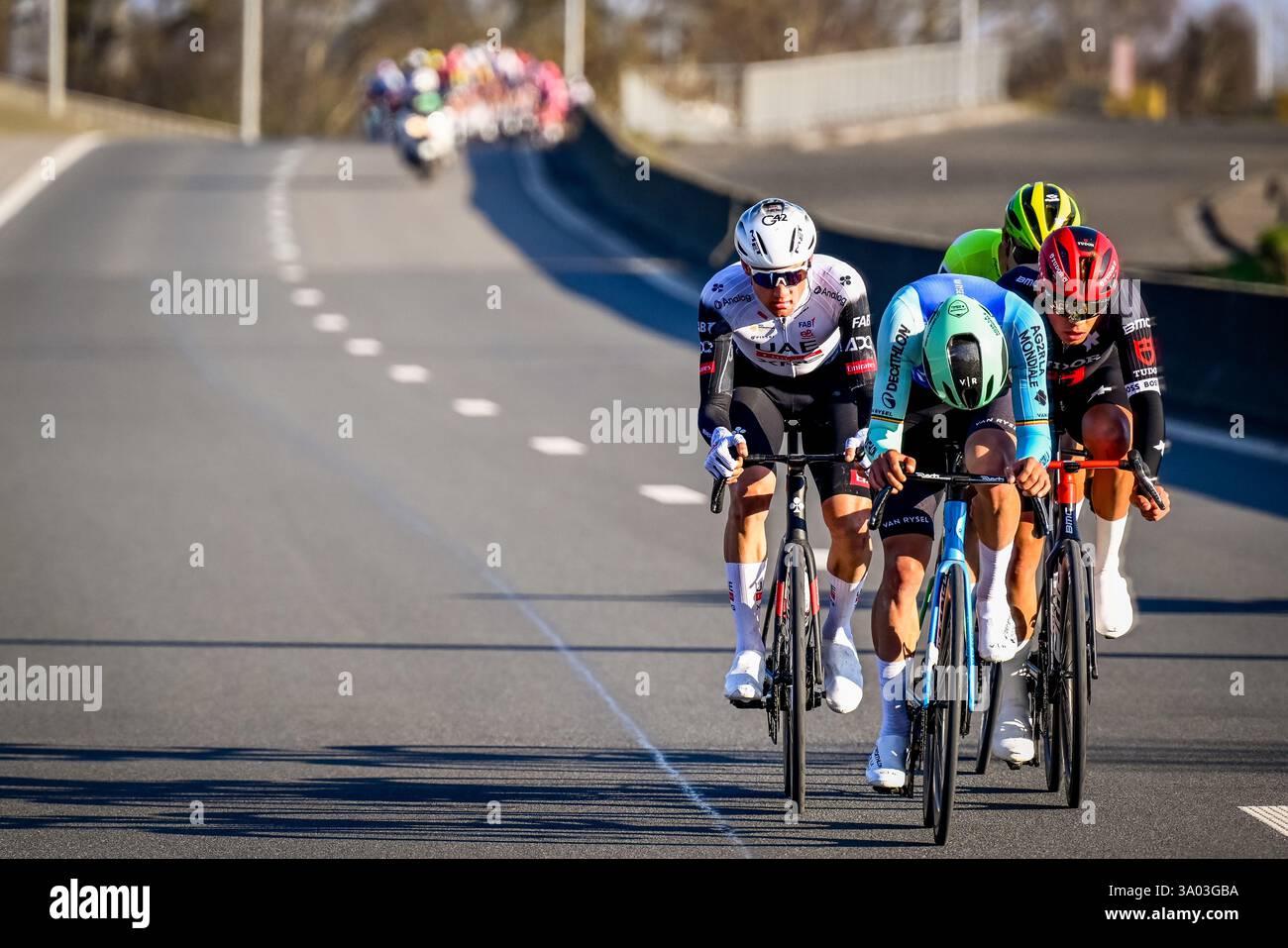 Kortrijk, Belgium. 02nd Mar, 2025. Belgian Dries De Bondt of Decathlon ...