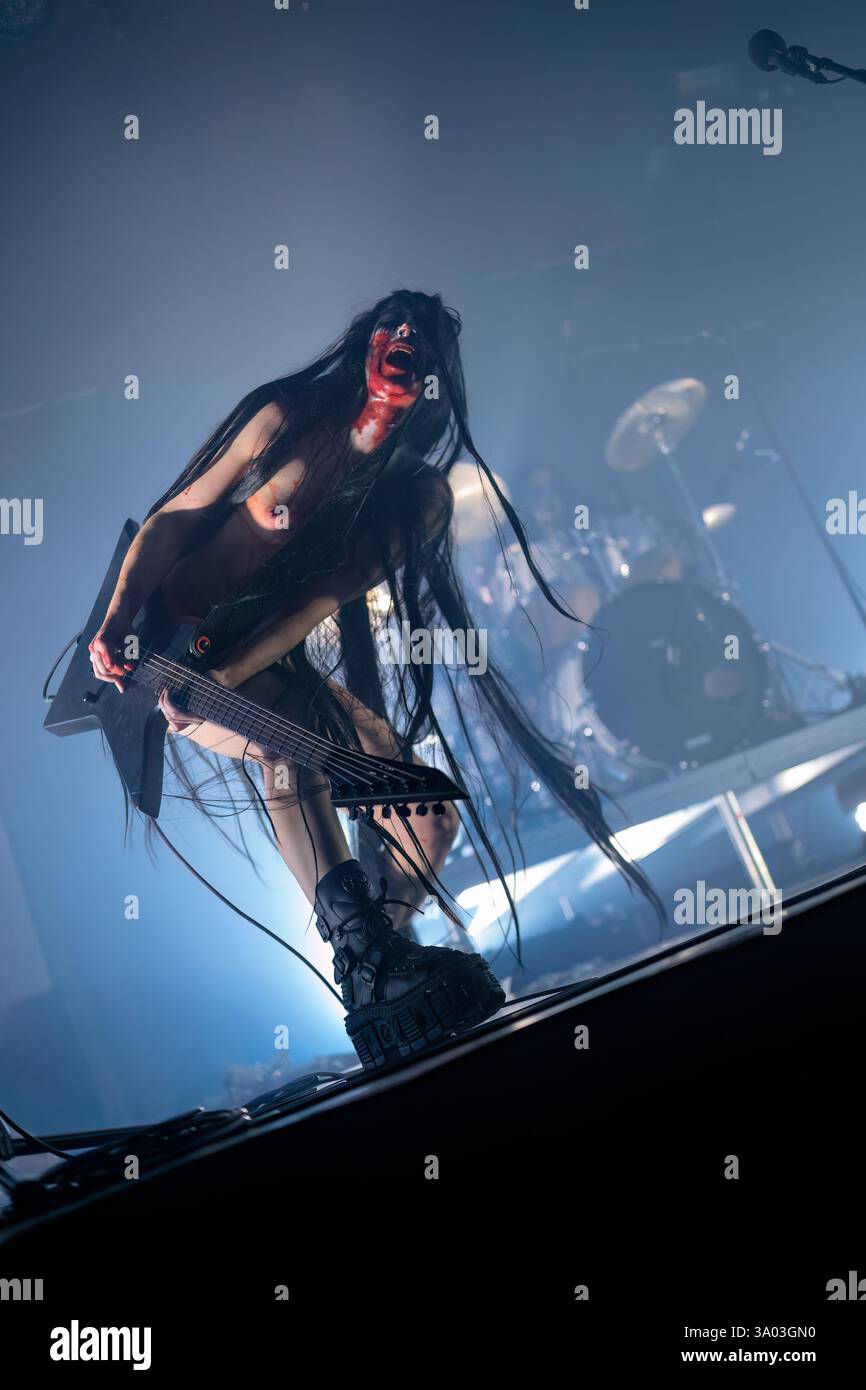 Bergen, Norway. 28th, February 2025. The Norwegian black metal band ...