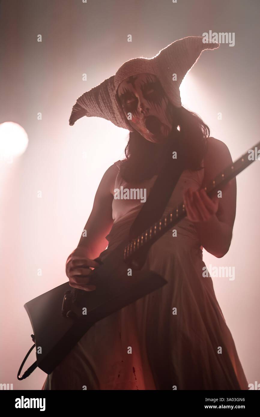 Bergen, Norway. 28th, February 2025. The Norwegian black metal band ...