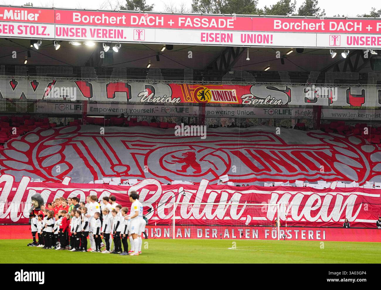 March 02 2025: Union Berlin fans during a 1. Bundesliga game, Union ...