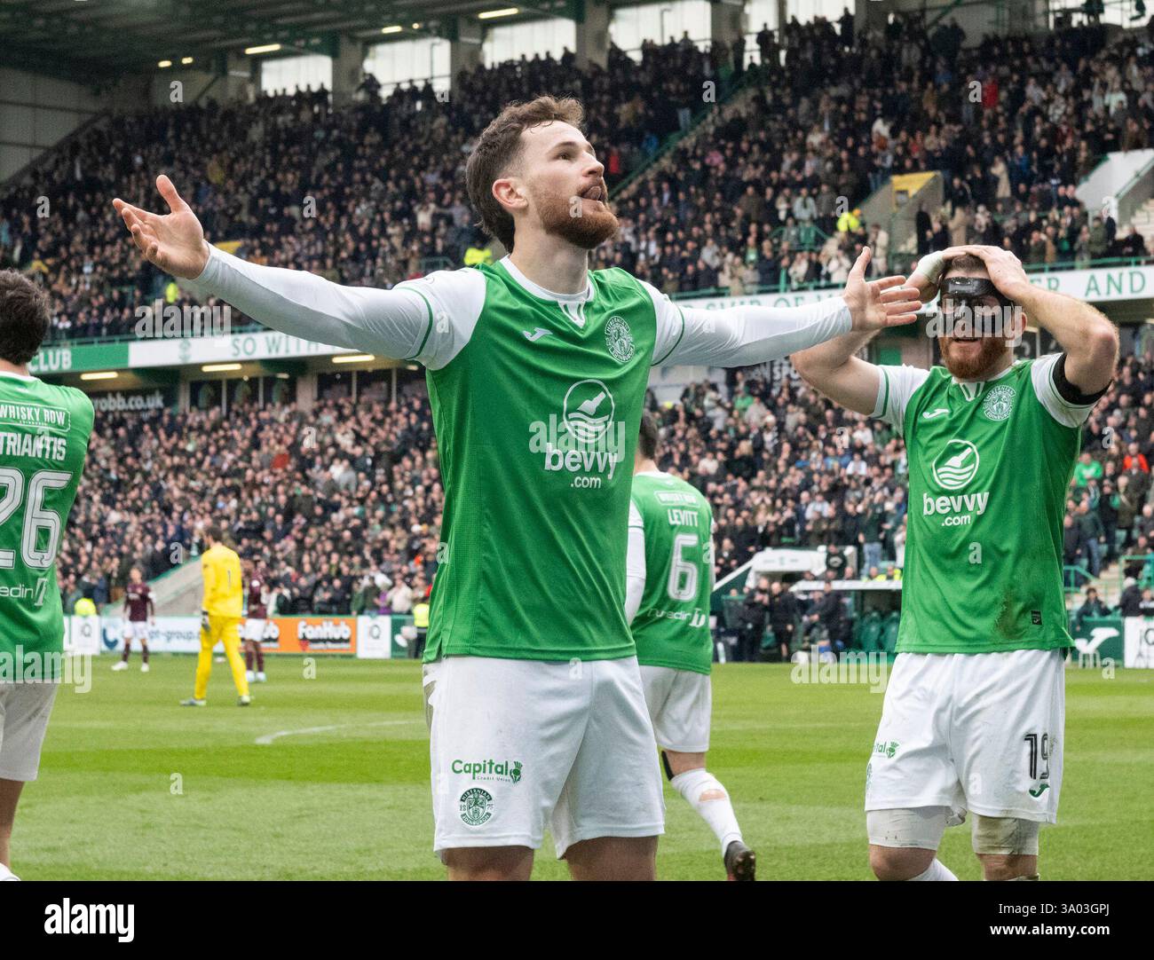 Edinburgh, UK. 02nd Mar, 2025. Scottish Premiership - Hibernian FC v ...