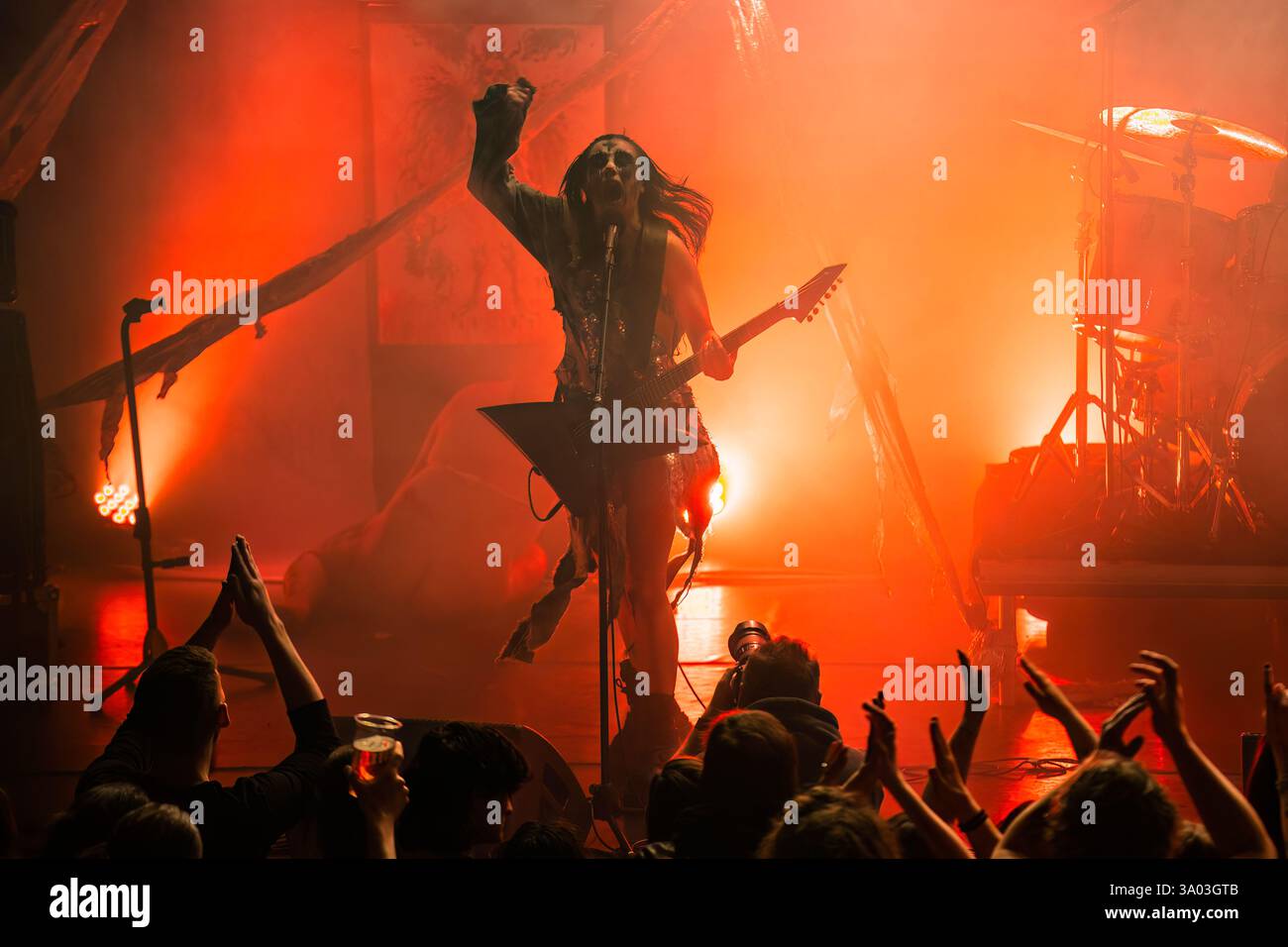 Bergen, Norway. 28th, February 2025. The Norwegian black metal band ...