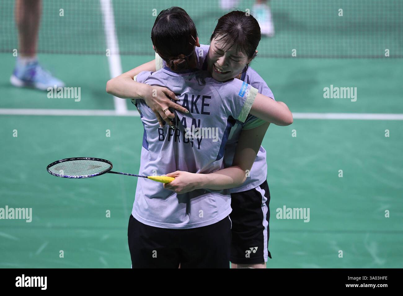 Badminton YONEX German Open 2025 Damendoppel Finale am 02.03.2025 in der Westenergie Sporthalle ...