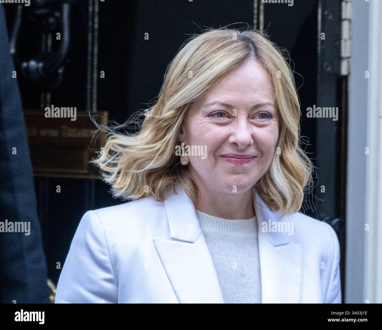 London, UK. 2nd Mar, 2024. Giorgia Meloni Prime Minister of Italy meets ...
