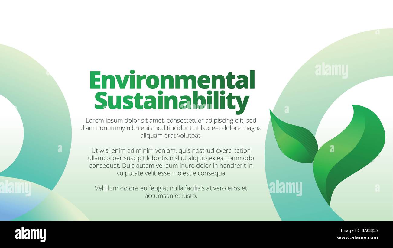 Environmental Sustainability concept. presentation templates corporate ...