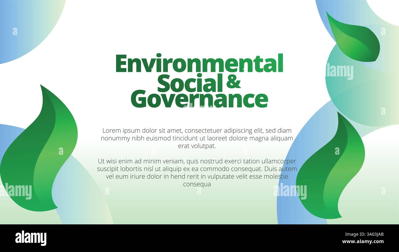 Environmental, Social, and Governance concept. presentation templates ...