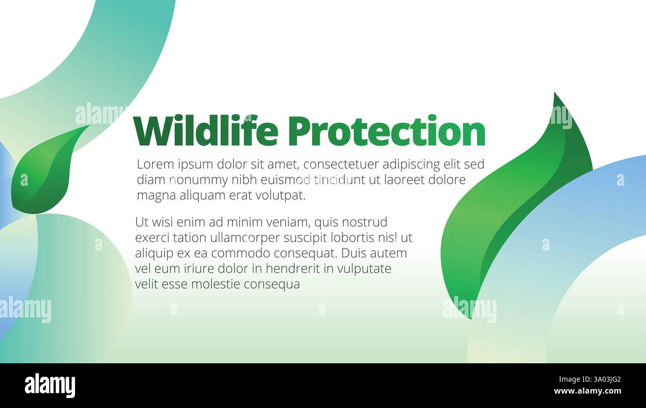 Wildlife Protection concept. presentation templates corporate business ...