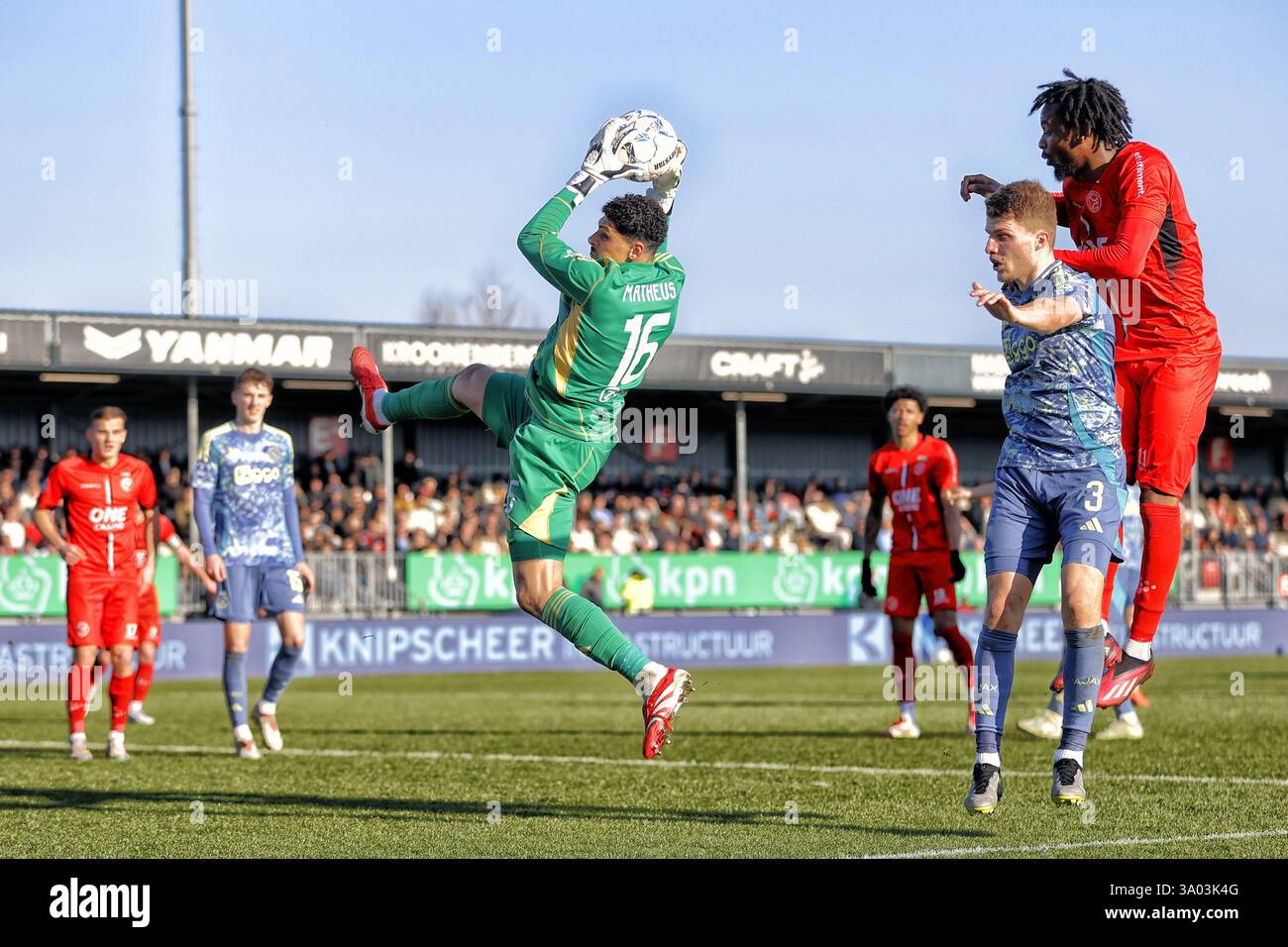 ALMERE, 02-03-2025 , Yanmar Stadium, Dutch Eredivisie Football season ...