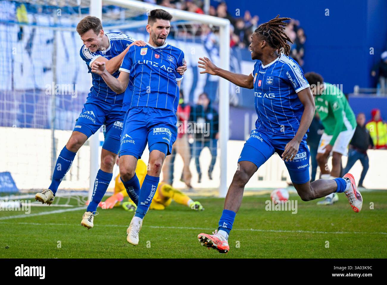 Linz, Austria. 02nd Mar, 2025. LINZ, AUSTRIA -MARCH 2: Manuel Maranda ...