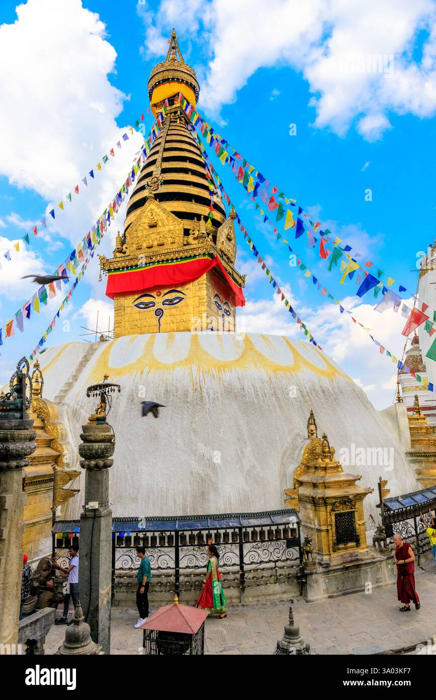 Nepal cultural symbols in architecture of the city Kathmandu ...