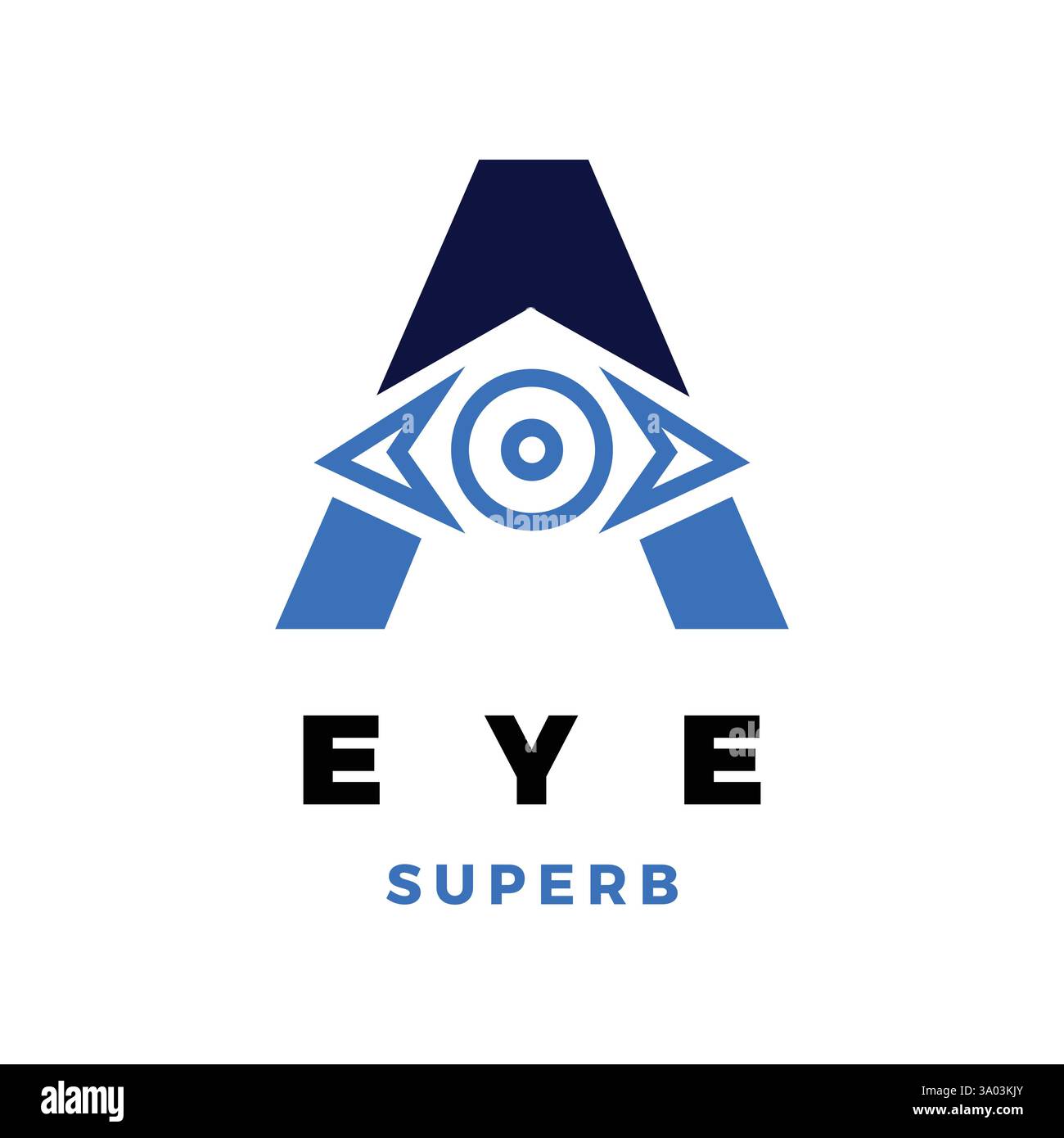 initial letter a eye icon logo design template Stock Vector Image & Art ...