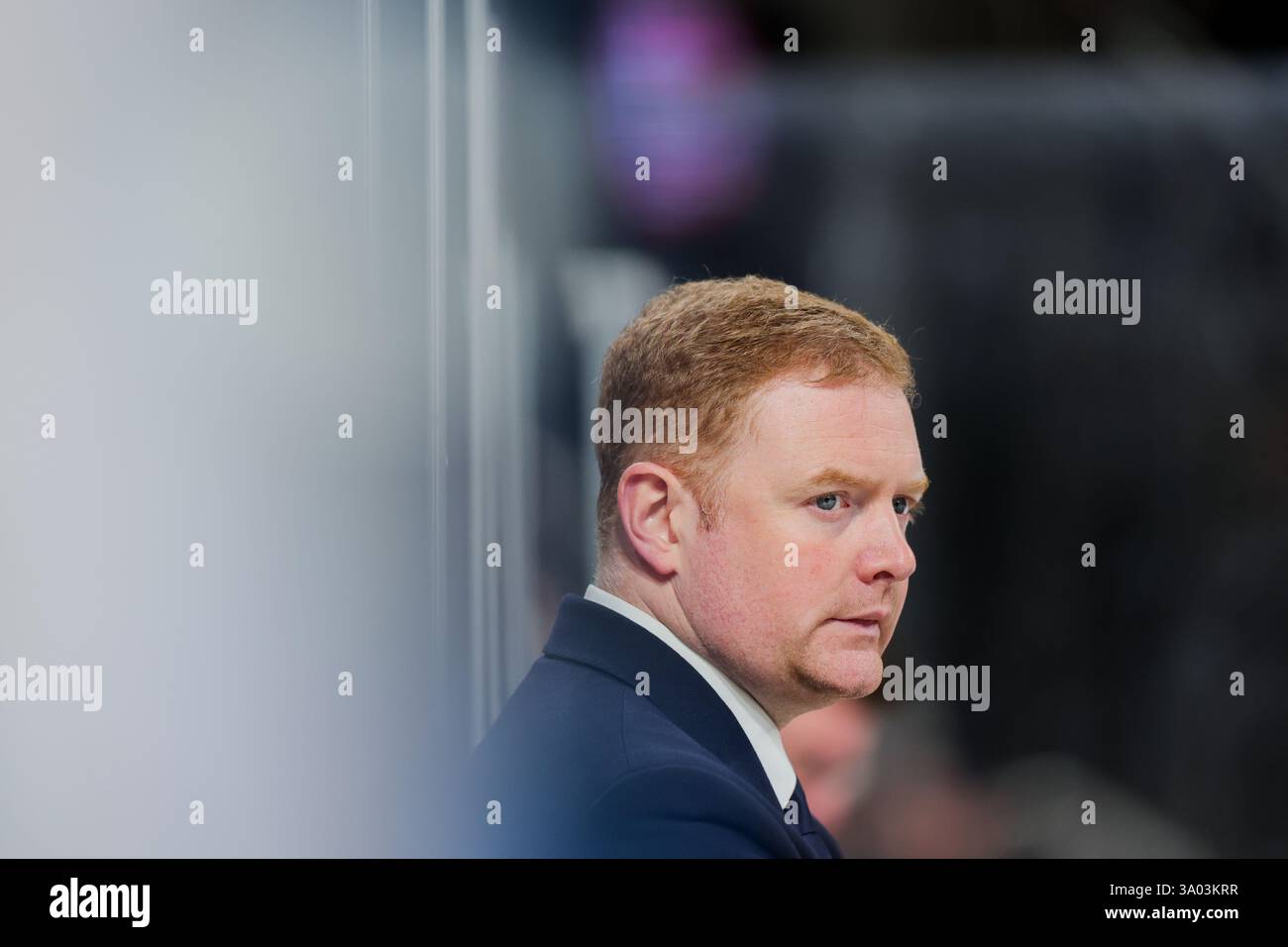 Duesseldorf, Germany. 02nd Mar, 2025. Ice hockey: DEL, Düsseldorfer EG ...