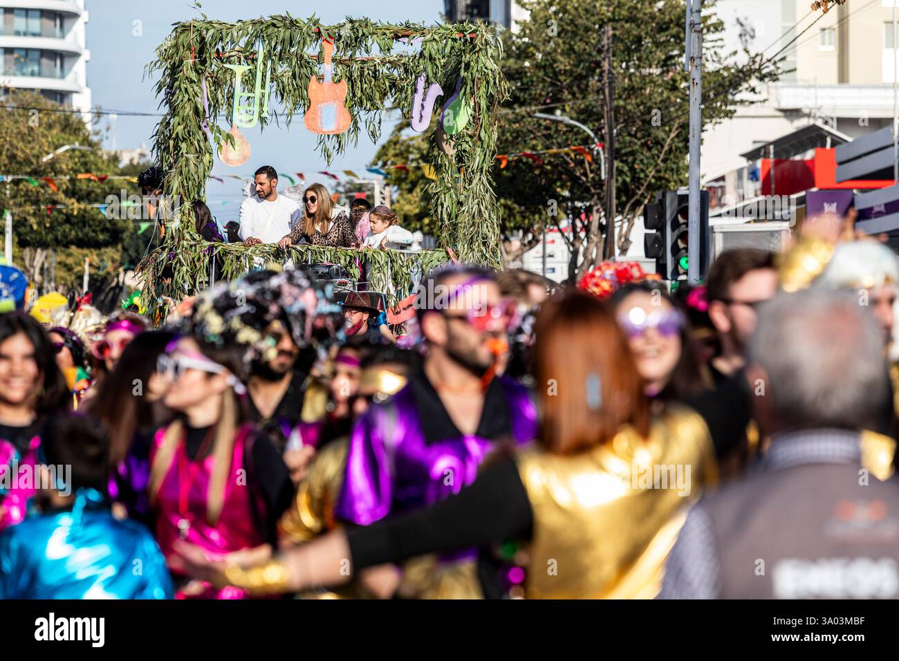 Limassol, Cyprus. 02nd Mar, 2025. The Limassol carnival, the most ...
