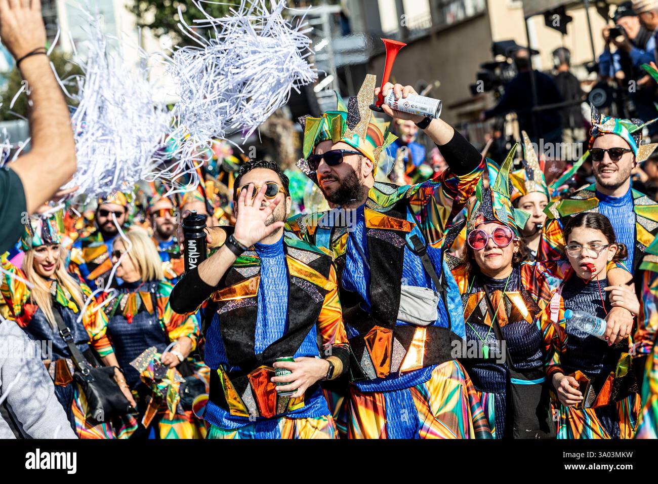 Limassol, Cyprus. 02nd Mar, 2025. The Limassol carnival, the most ...