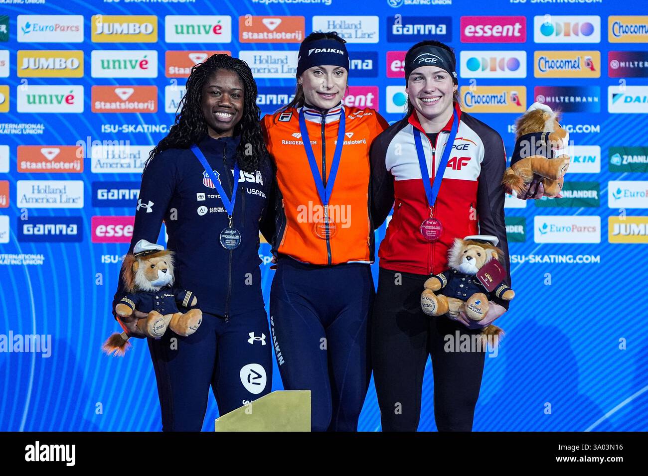 Heerenveen, Netherlands. 02nd Mar, 2025. HEERENVEEN, NETHERLANDS ...