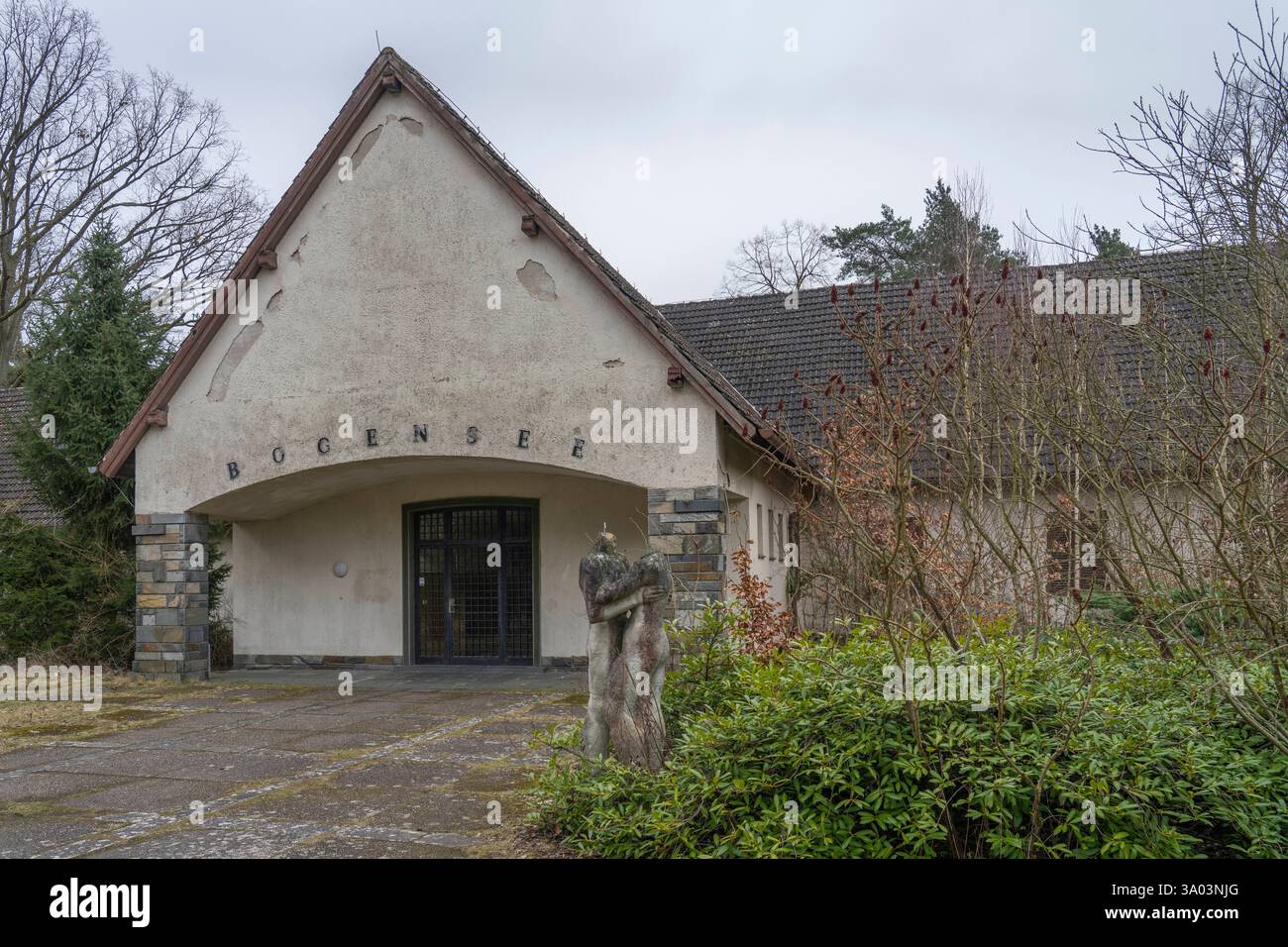 Die Villa des Reichspropagandaministers Joseph Goebbels am Bogensee in ...