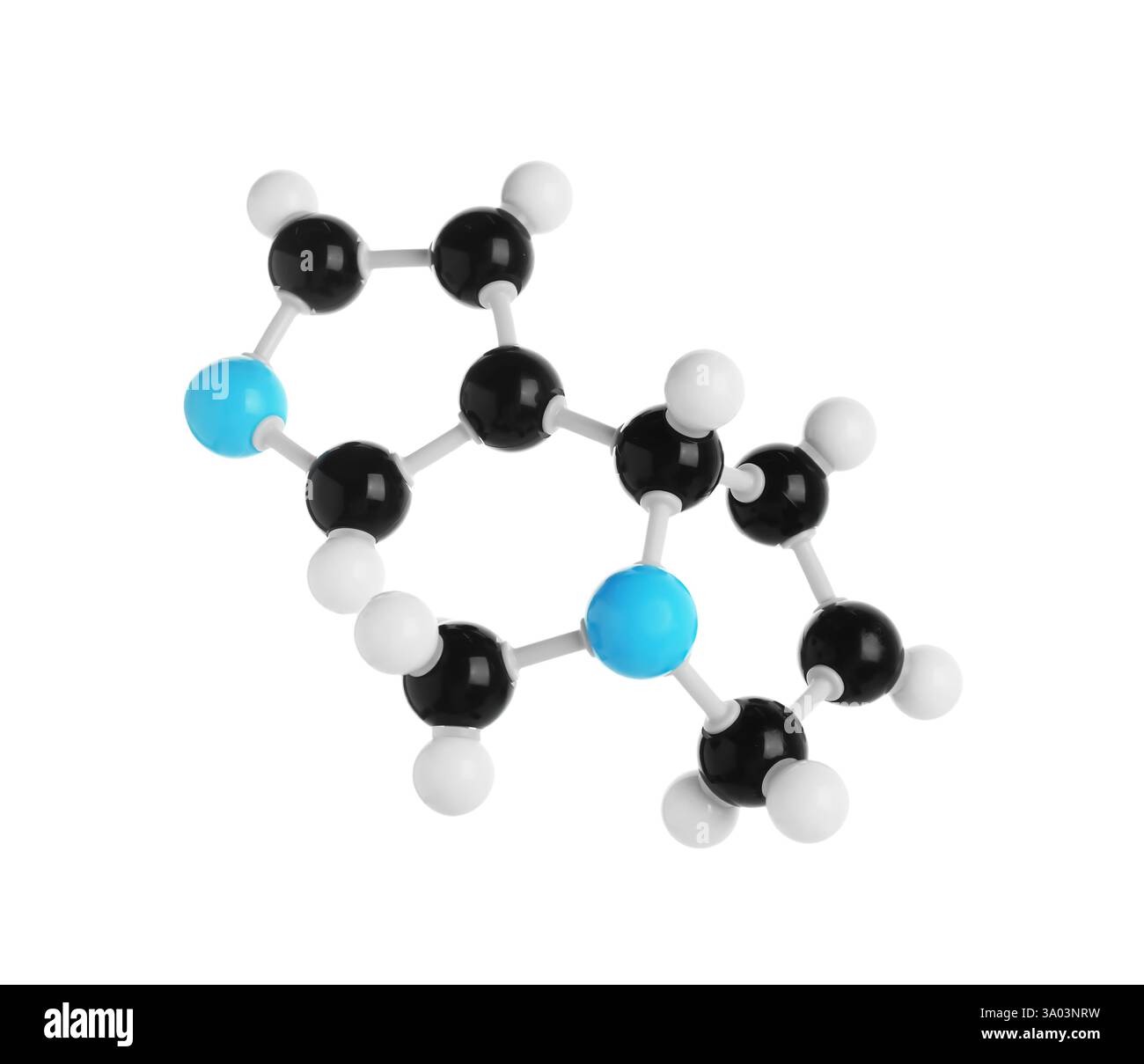 Chemical model of molecule isolated on white Stock Photo - Alamy