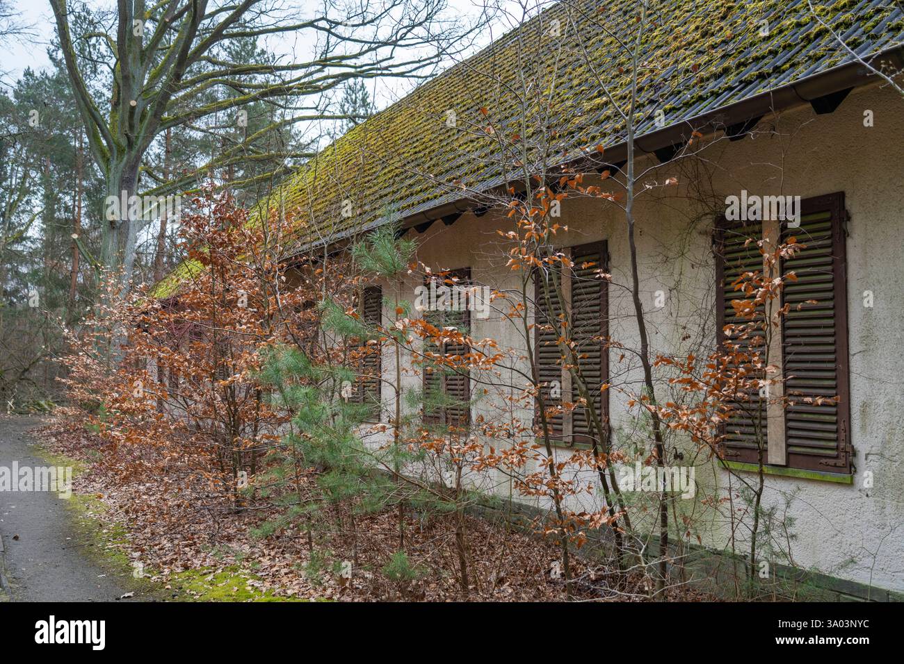 Die Villa Seitenansicht des Reichspropagandaministers Joseph Goebbels ...