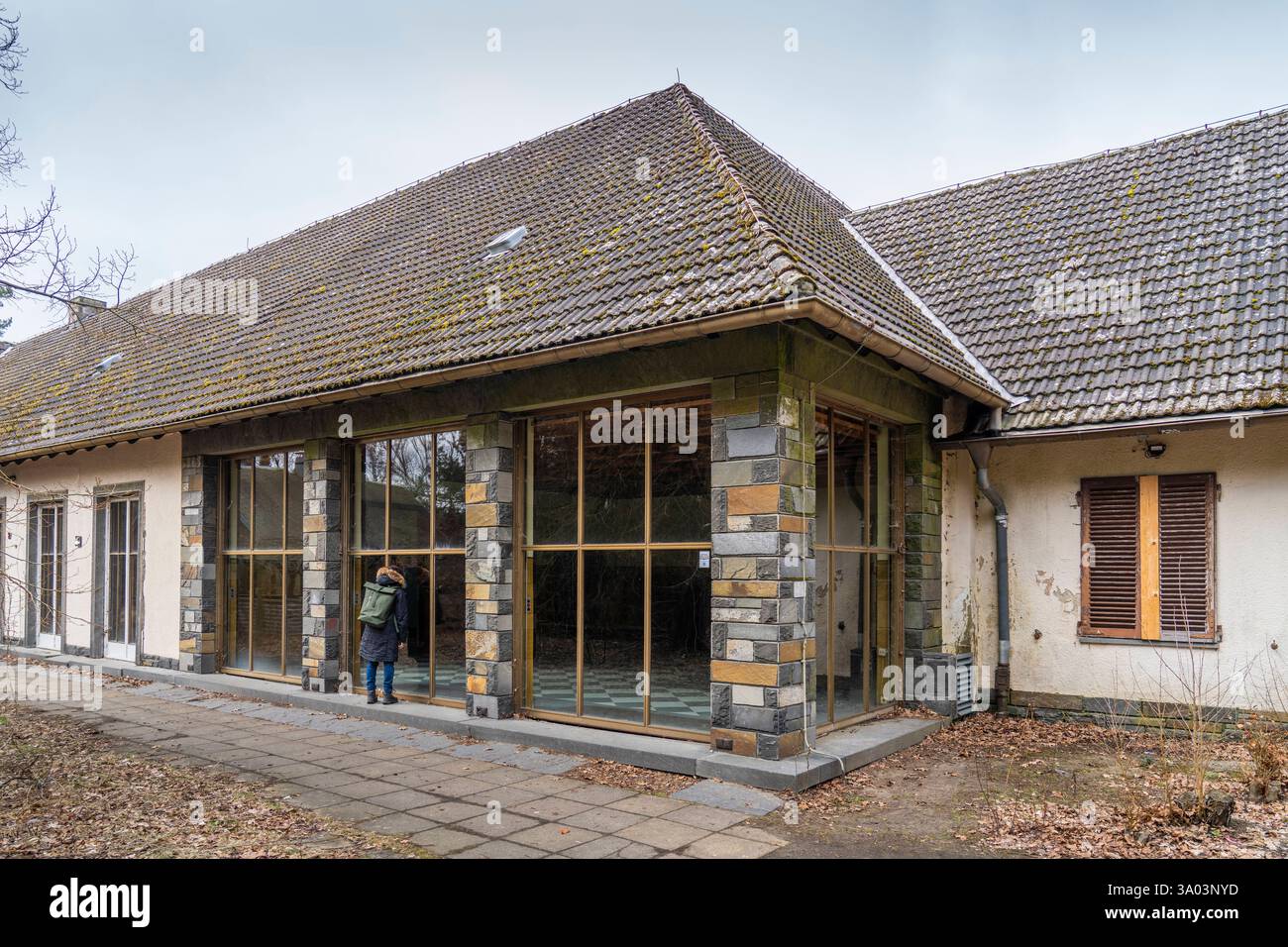 Die Villa des Reichspropagandaministers Joseph Goebbels am Bogensee in ...