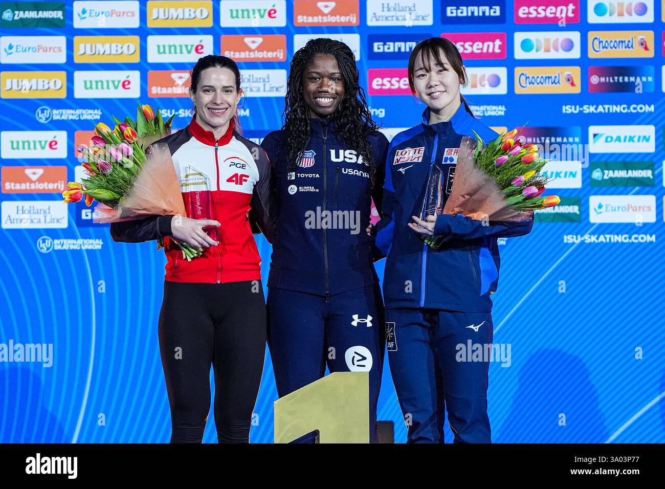 Heerenveen, Netherlands. 02nd Mar, 2025. HEERENVEEN, NETHERLANDS ...