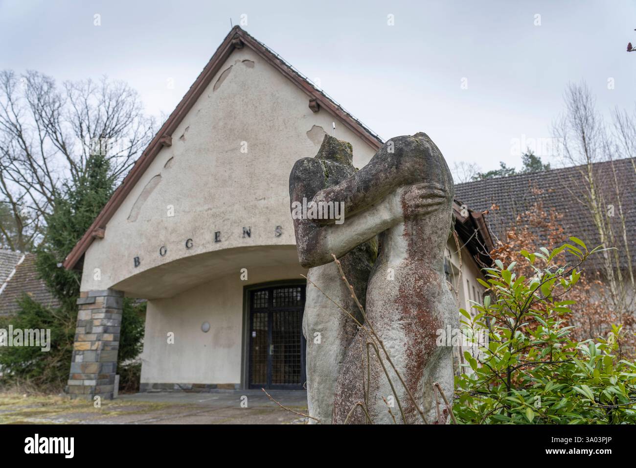 Die Villa des Reichspropagandaministers Joseph Goebbels am Bogensee in ...