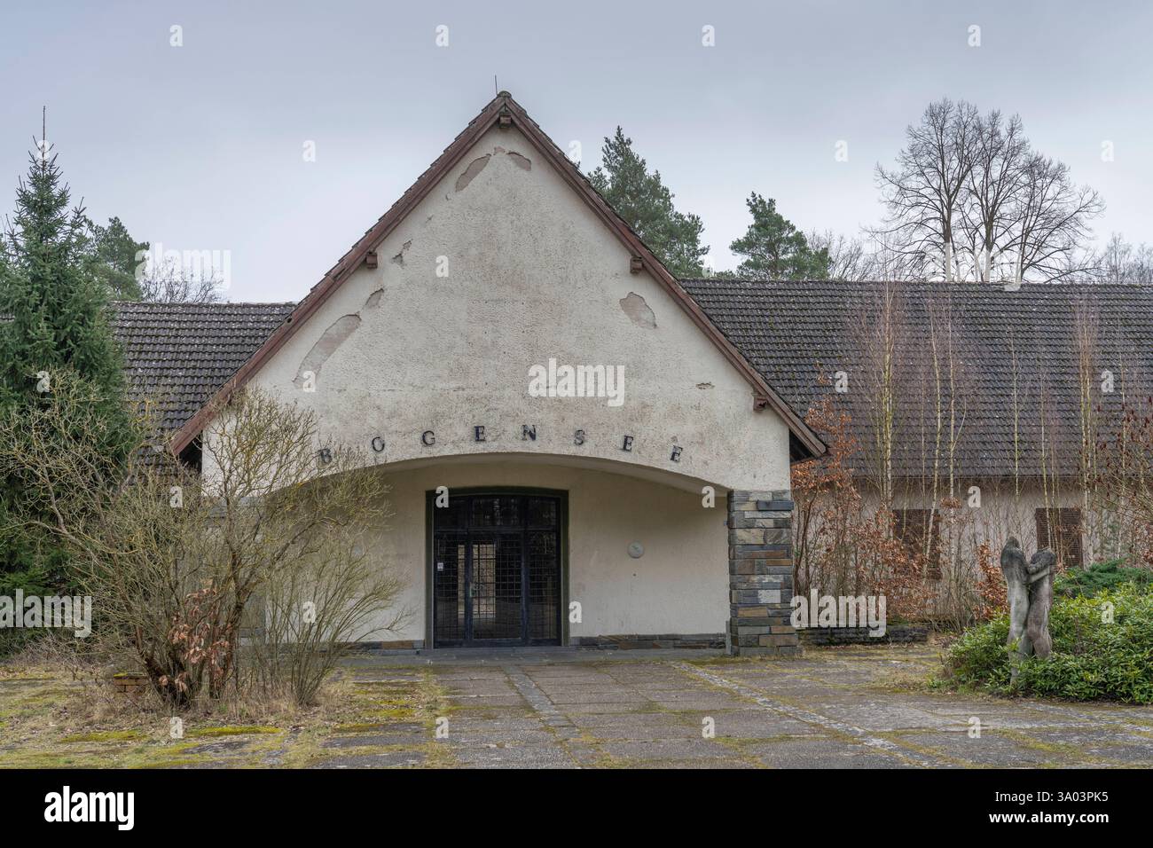 Die Villa des Reichspropagandaministers Joseph Goebbels am Bogensee in ...