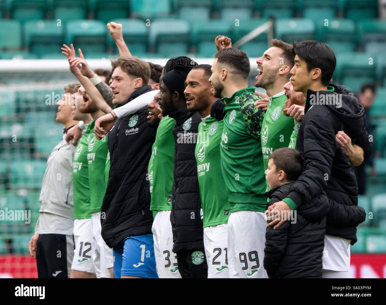 Edinburgh, UK. 02nd Mar, 2025. Scottish Premiership - Hibernian FC v ...